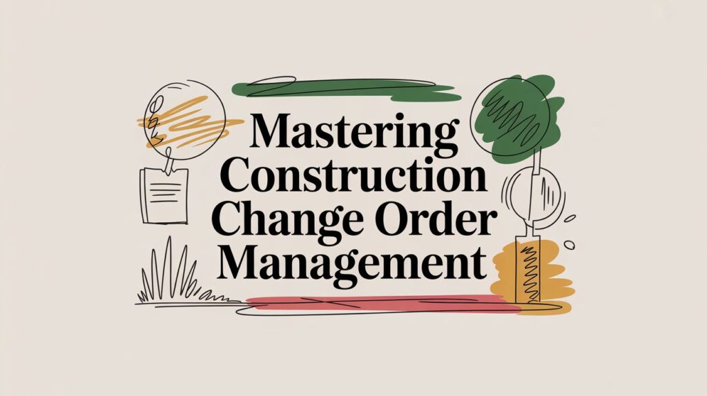 Mastering Construction Change Order Management