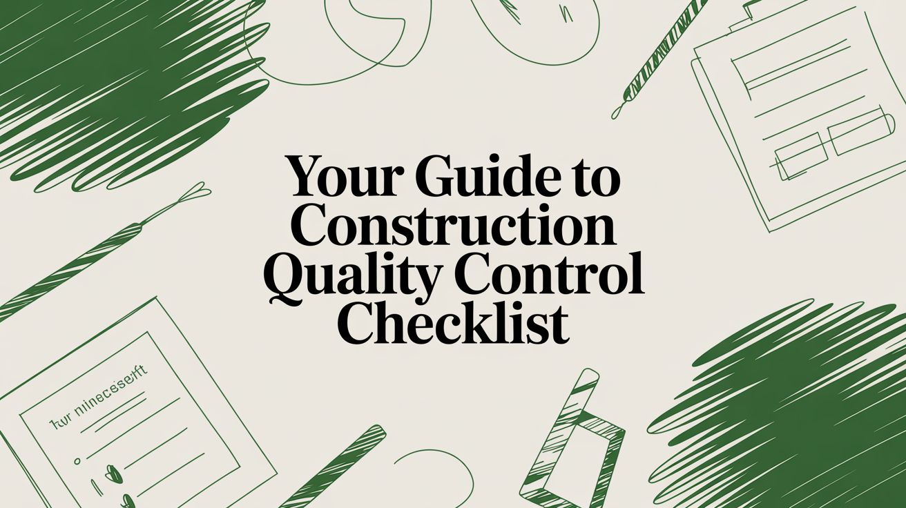 Your guide to construction quality control checklist