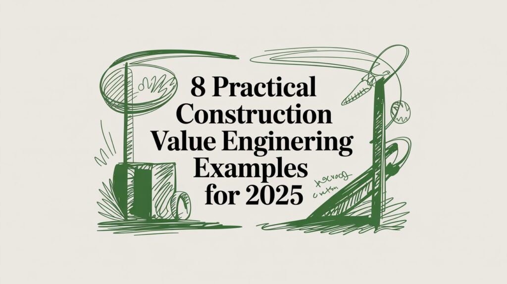 8 Practical Construction Value Engineering Examples for 2025