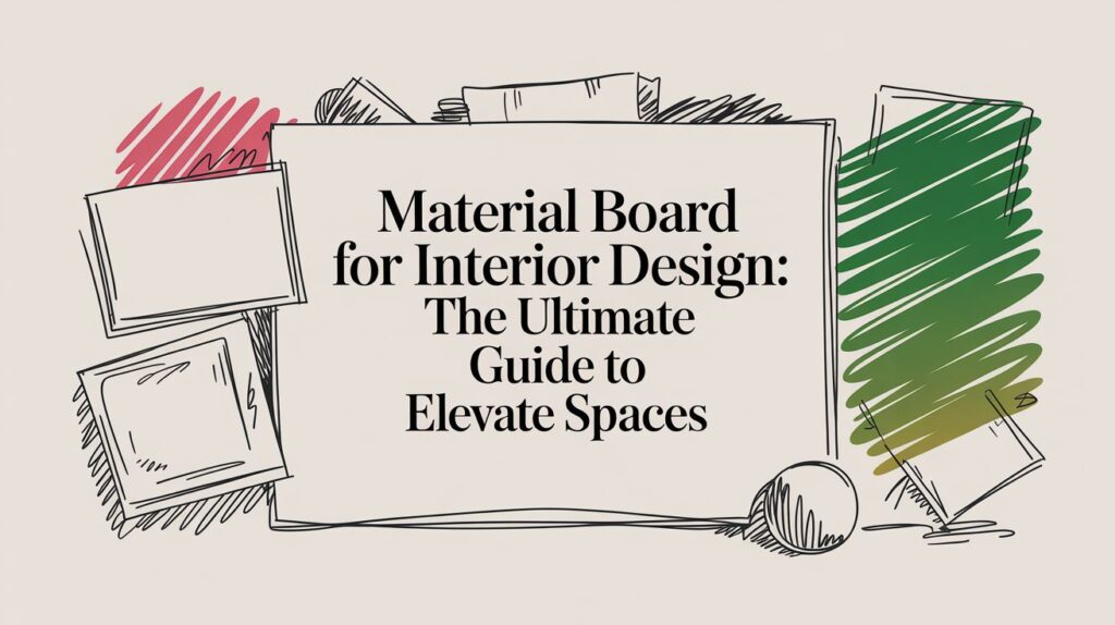 Material board for interior design: The Ultimate Guide to Elevate Spaces
