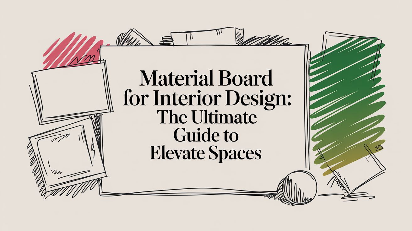 Material board for interior design: The Ultimate Guide to Elevate Spaces