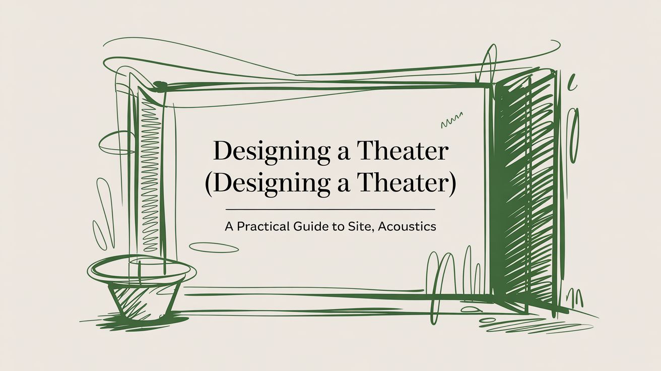 Designing a Theater (designing a theater): A Practical Guide to Site ...