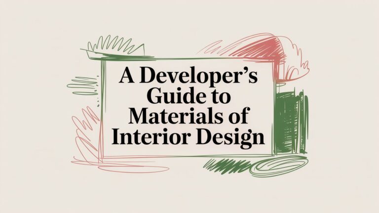 A Developer's Guide to Materials of Interior Design