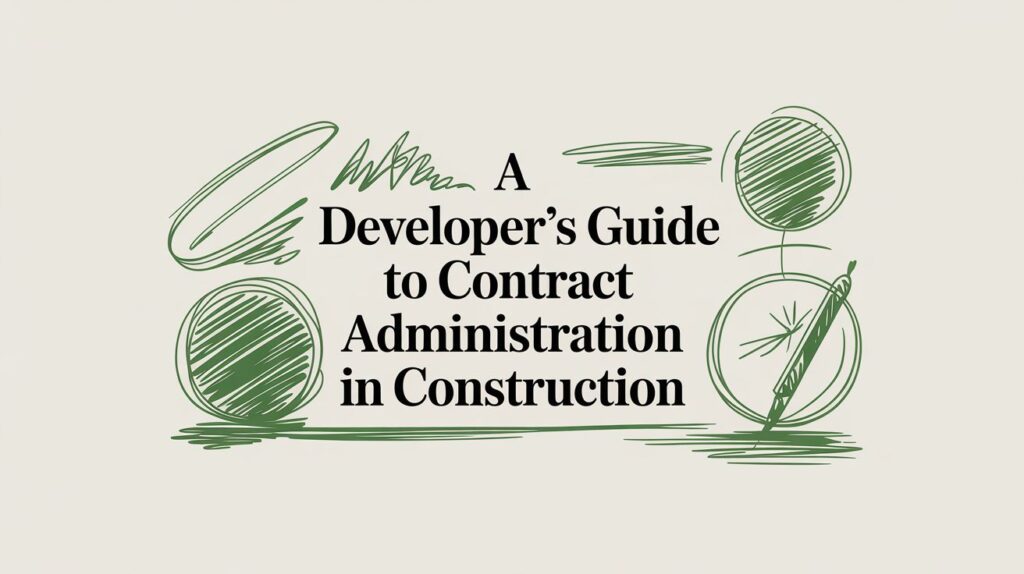 A Developer's Guide to Contract Administration in Construction